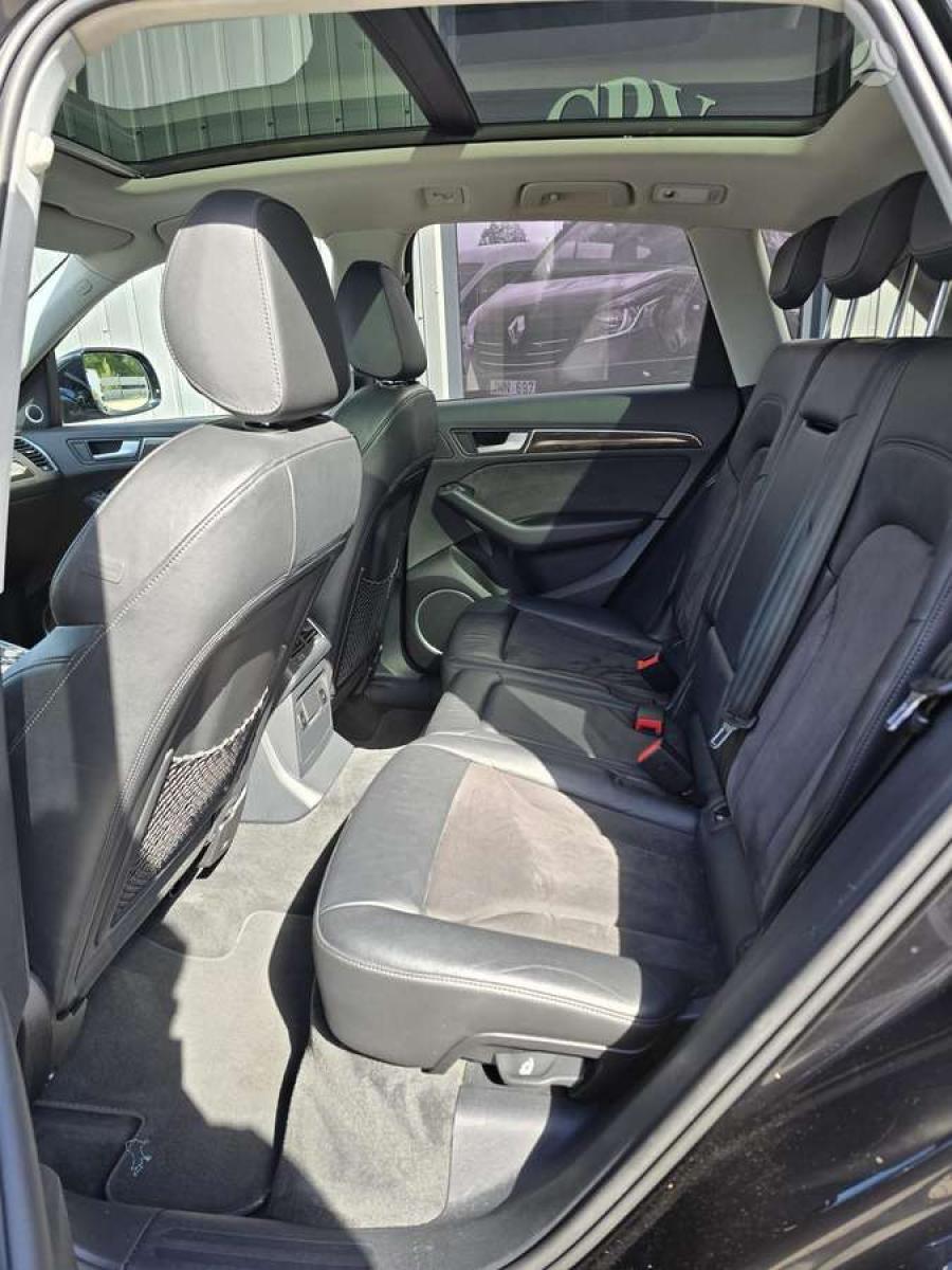Black Audi Q5 2012 in Taurage, with an engine capacity of 2.97 L and mileage of 288 thousand km for 10900 €, photo 14 on AUTOMOTO.COM.LV
