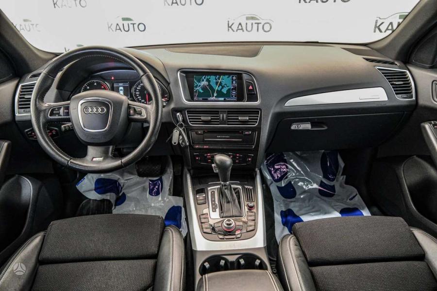 Black Audi Q5 2012 in Kaunas, with an engine capacity of 3.00 L and mileage of 318 thousand km for 10590 €, photo 9 on AUTOMOTO.COM.LV