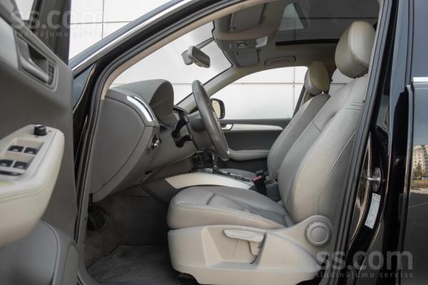 Black Audi Q5 2012 in Riga, with an engine capacity of 3.00 L and mileage of 316 thousand km for 8950 €, photo 8 on AUTOMOTO.COM.LV