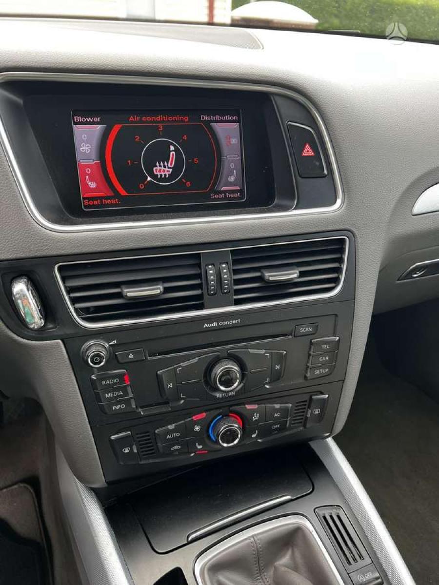 Black Audi Q5 2012 in Ukmerge, with an engine capacity of 1.97 L and mileage of 273 thousand km for 6950 €, photo 18 on AUTOMOTO.COM.LV