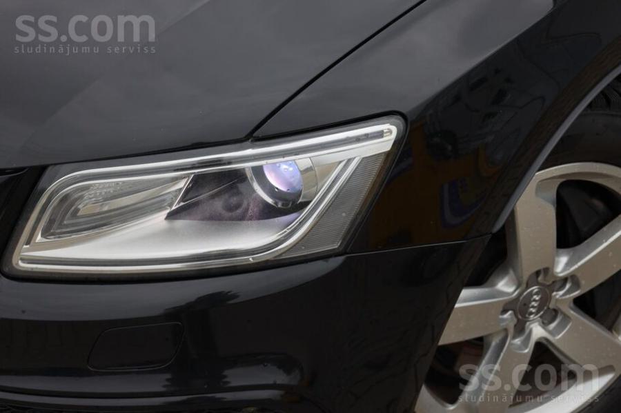 Black Audi Q5 2013 in Riga, with an engine capacity of 3.00 L and mileage of 0 thousand km for 24990 €, photo 4 on AUTOMOTO.COM.LV
