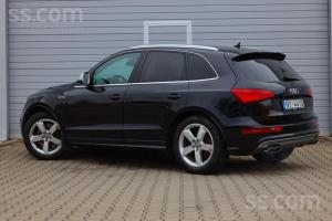 Black Audi Q5 2013 in Riga, with an engine capacity of 3.00 L and mileage of 0 thousand km for 24990 €, photo 6 on AUTOMOTO.COM.LV