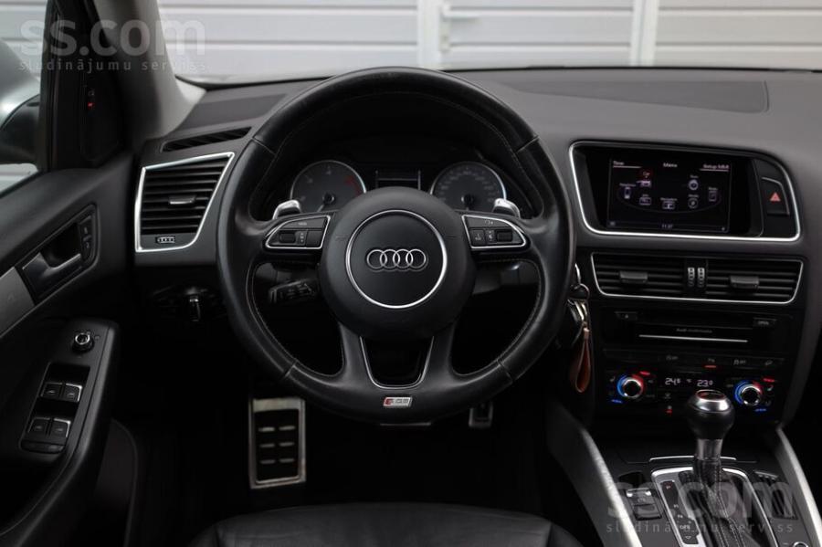 Black Audi Q5 2013 in Riga, with an engine capacity of 3.00 L and mileage of 0 thousand km for 24990 €, photo 9 on AUTOMOTO.COM.LV