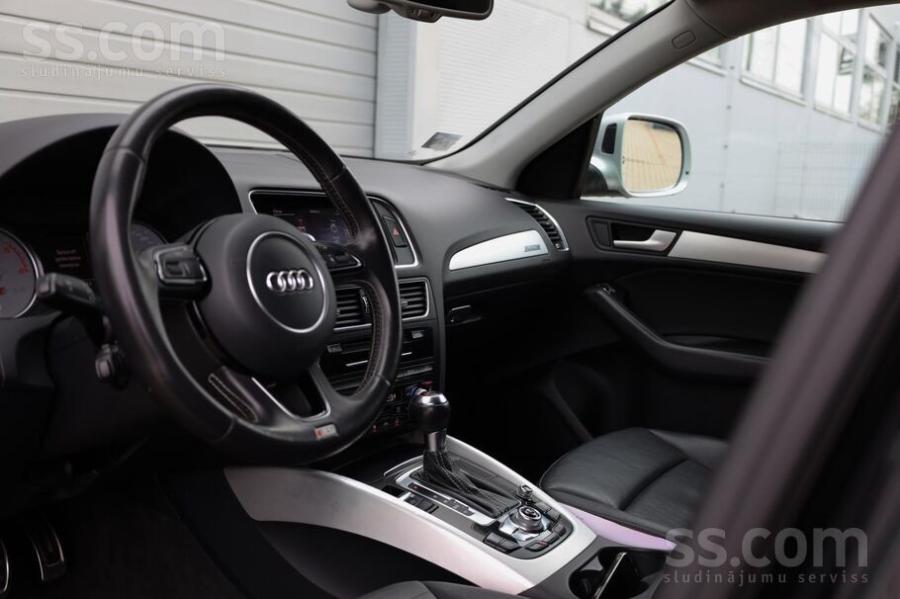 Black Audi Q5 2013 in Riga, with an engine capacity of 3.00 L and mileage of 0 thousand km for 24990 €, photo 14 on AUTOMOTO.COM.LV