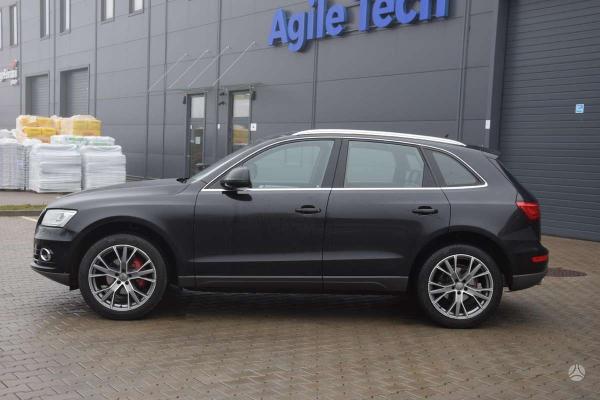 Black Audi Q5 2013 in Vilnius, with an engine capacity of 1.97 L and mileage of 249 thousand km for 10999 €, photo 8 on AUTOMOTO.COM.LV