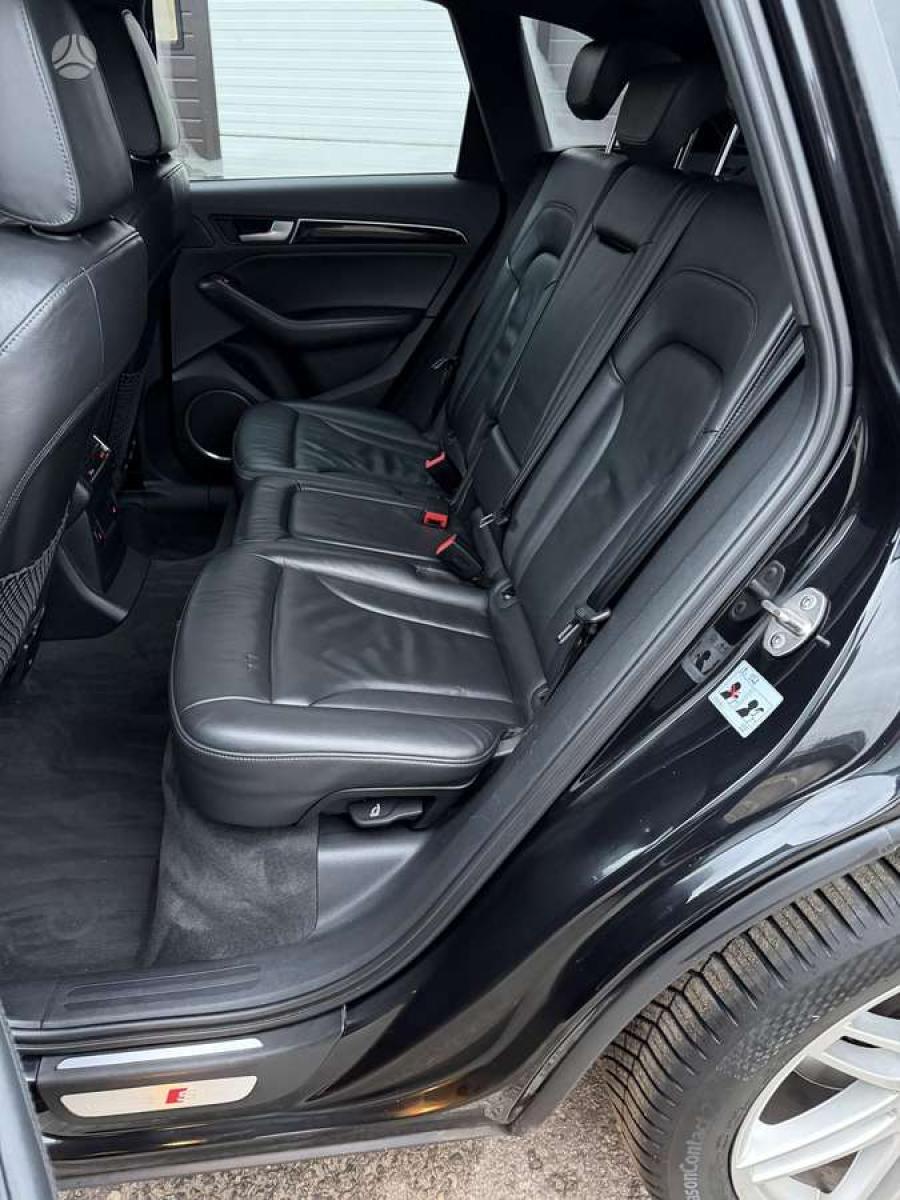 Black Audi Q5 2013 in Utena, with an engine capacity of 2.97 L and mileage of 271 thousand km for 12900 €, photo 19 on AUTOMOTO.COM.LV