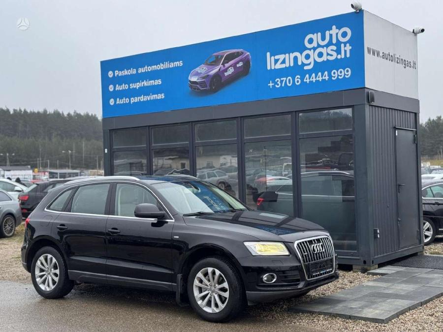 Melns Audi Q5 2013 Viļņa, ar dzinēja tilpumu 2.00 L un nobraukumu 205 tūkst. km par 10950 €, foto 2 vietnē AUTOMOTO.COM.LV