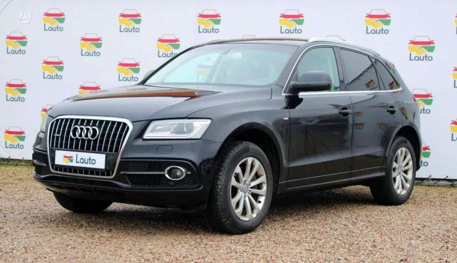 Melns Audi Q5 2013 Viļņa, ar dzinēja tilpumu 3.00 L un nobraukumu 315 tūkst. km par 11890 €, foto 1 vietnē AUTOMOTO.COM.LV