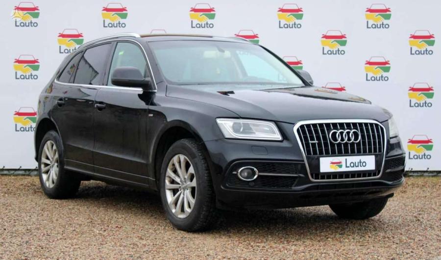Melns Audi Q5 2013 Viļņa, ar dzinēja tilpumu 3.00 L un nobraukumu 315 tūkst. km par 11890 €, foto 2 vietnē AUTOMOTO.COM.LV