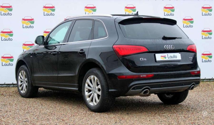 Melns Audi Q5 2013 Viļņa, ar dzinēja tilpumu 3.00 L un nobraukumu 315 tūkst. km par 11890 €, foto 3 vietnē AUTOMOTO.COM.LV
