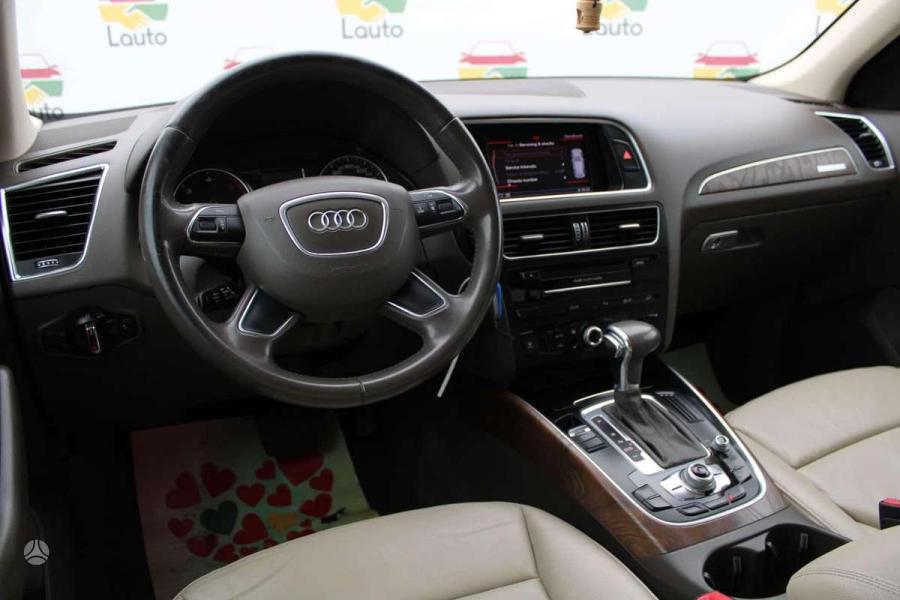 Melns Audi Q5 2013 Viļņa, ar dzinēja tilpumu 3.00 L un nobraukumu 315 tūkst. km par 11890 €, foto 6 vietnē AUTOMOTO.COM.LV