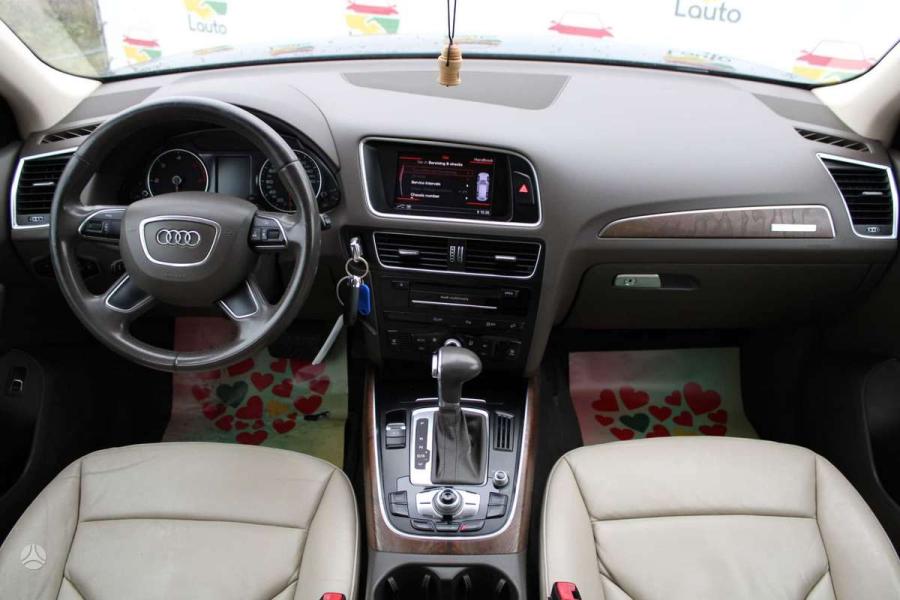 Melns Audi Q5 2013 Viļņa, ar dzinēja tilpumu 3.00 L un nobraukumu 315 tūkst. km par 11890 €, foto 7 vietnē AUTOMOTO.COM.LV