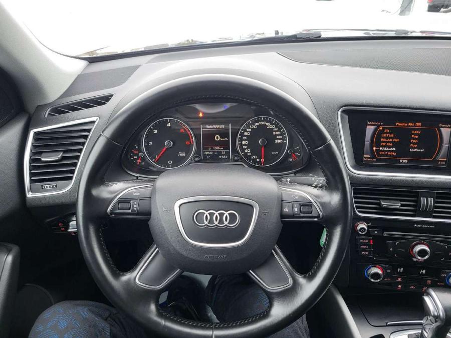Black Audi Q5 2013 in Taurage, with an engine capacity of 1.97 L and mileage of 245 thousand km for 11500 €, photo 15 on AUTOMOTO.COM.LV