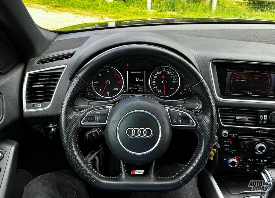 Melns Audi Q5 2013 Kauņa, ar dzinēja tilpumu 3.00 L un nobraukumu 300 tūkst. km par 13500 €, foto 15 vietnē AUTOMOTO.COM.LV