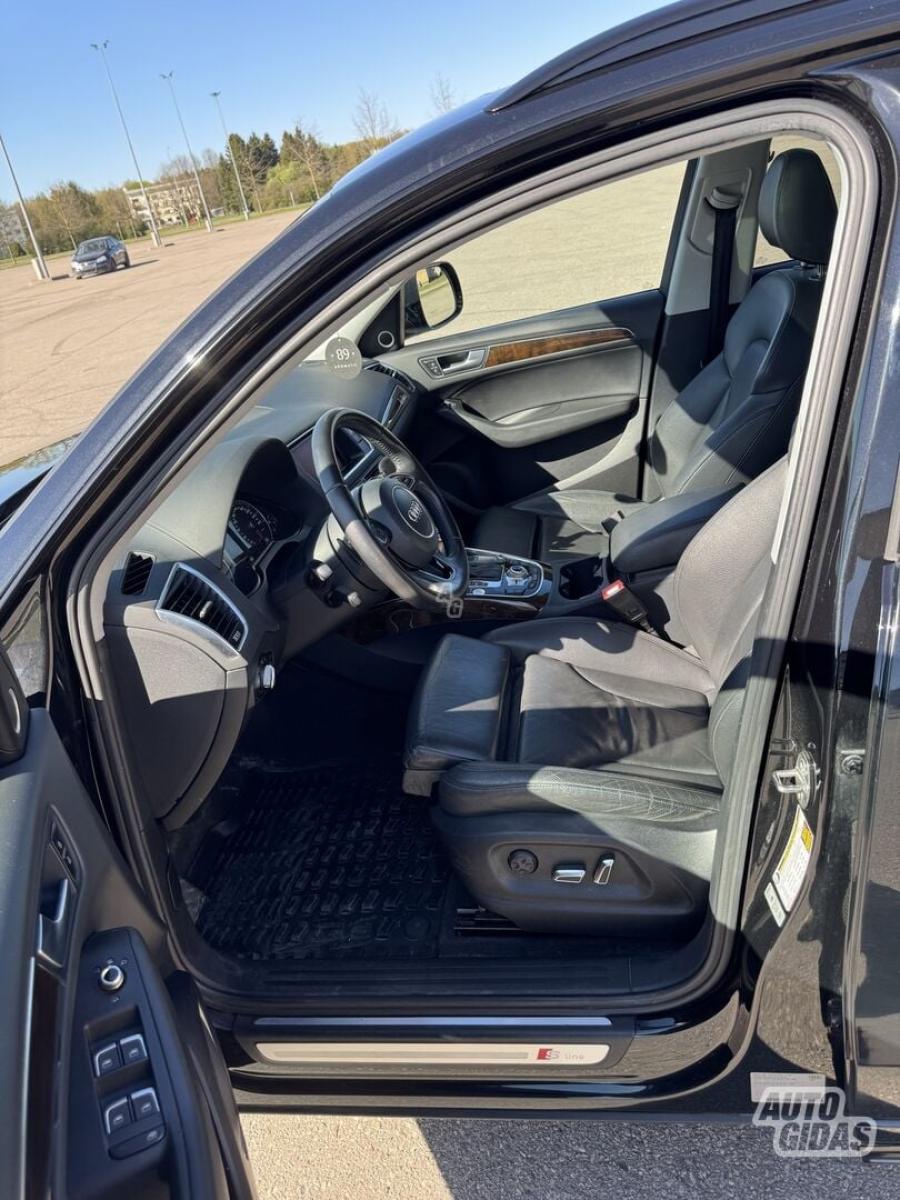 Black Audi Q5 2013 in Kaunas, with an engine capacity of 3.00 L and mileage of 212 thousand km for 13100 €, photo 6 on AUTOMOTO.COM.LV