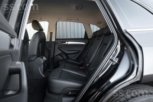 Black Audi Q5 2013 in Tukums, with an engine capacity of 3.00 L and mileage of 240 thousand km for 14950 €, photo 10 on AUTOMOTO.COM.LV