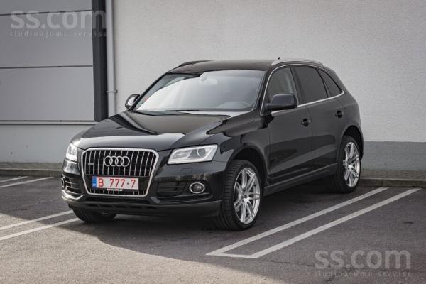 Black Audi Q5 2013 in Riga, with an engine capacity of 2.00 L and mileage of 212 thousand km for 14950 €, photo 1 on AUTOMOTO.COM.LV