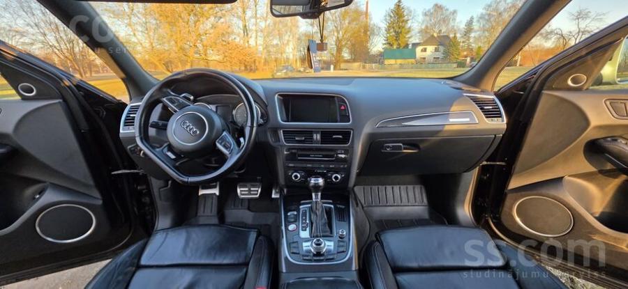 Black Audi Q5 2013 in Riga, with an engine capacity of 3.00 L and mileage of 274 thousand km for 16000 €, photo 9 on AUTOMOTO.COM.LV