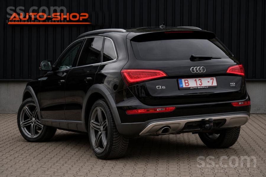 Black Audi Q5 2013 in Tukums, with an engine capacity of 2.00 L and mileage of 208 thousand km for 14000 €, photo 5 on AUTOMOTO.COM.LV