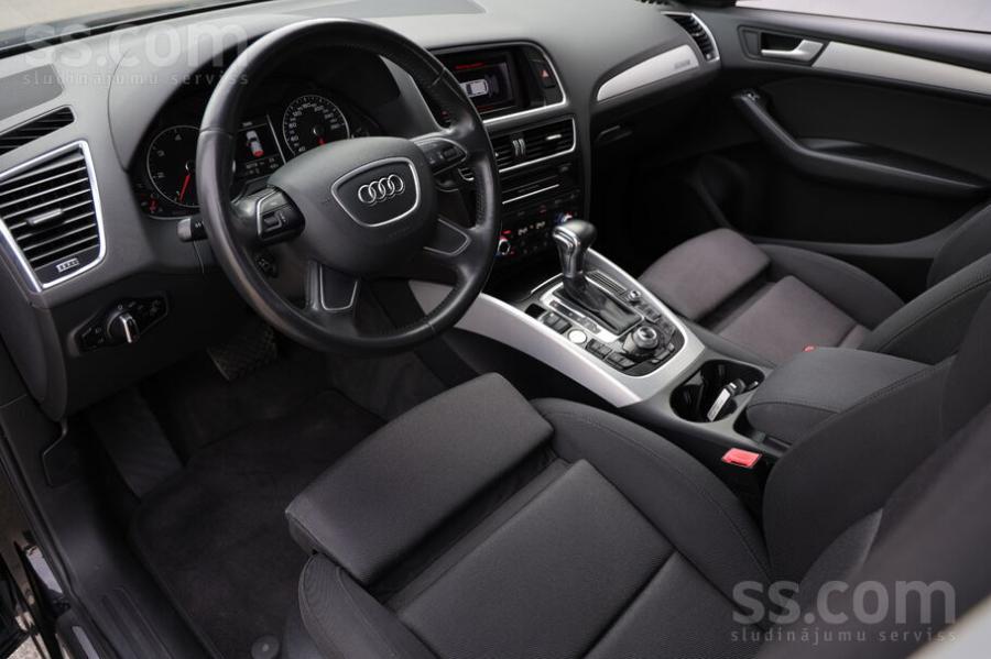 Black Audi Q5 2013 in Tukums, with an engine capacity of 2.00 L and mileage of 208 thousand km for 14000 €, photo 12 on AUTOMOTO.COM.LV