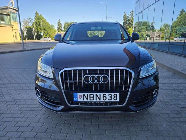 Black Audi Q5 2013 in Utena, with an engine capacity of 1.97 L and mileage of 258 thousand km for 9450 €, photo 5 on AUTOMOTO.COM.LV