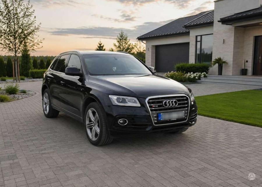 Melns Audi Q5 2013 Kauņa, ar dzinēja tilpumu 1.97 L un nobraukumu 337 tūkst. km par 11500 €, foto 1 vietnē AUTOMOTO.COM.LV