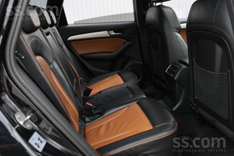 Black Audi Q5 2013 in Tukums, with an engine capacity of 3.00 L and mileage of 242 thousand km for 14500 €, photo 9 on AUTOMOTO.COM.LV