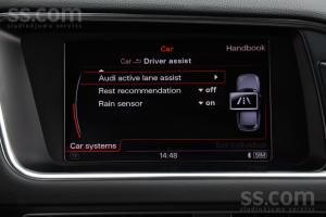 Black Audi Q5 2013 in Tukums, with an engine capacity of 3.00 L and mileage of 242 thousand km for 14500 €, photo 23 on AUTOMOTO.COM.LV