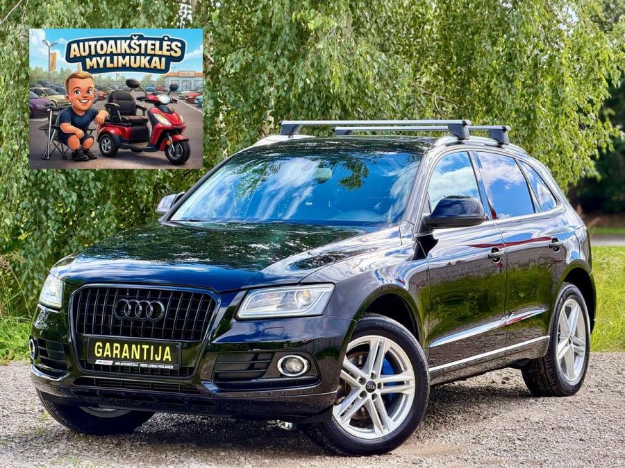 Black Audi Q5 2013 in Siauliai, with an engine capacity of 2.97 L and mileage of 211 thousand km for 14400 €, photo 3 on AUTOMOTO.COM.LV