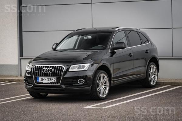 Melns Audi Q5 2013 Rīga, ar dzinēja tilpumu 2.00 L un nobraukumu 212 tūkst. km par 14300 €, foto 1 vietnē AUTOMOTO.COM.LV