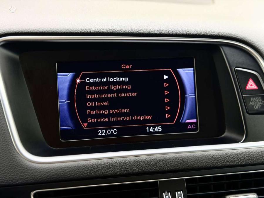 Melns Audi Q5 2013 Viļņa, ar dzinēja tilpumu 1.97 L un nobraukumu 274 tūkst. km par 11450 €, foto 23 vietnē AUTOMOTO.COM.LV