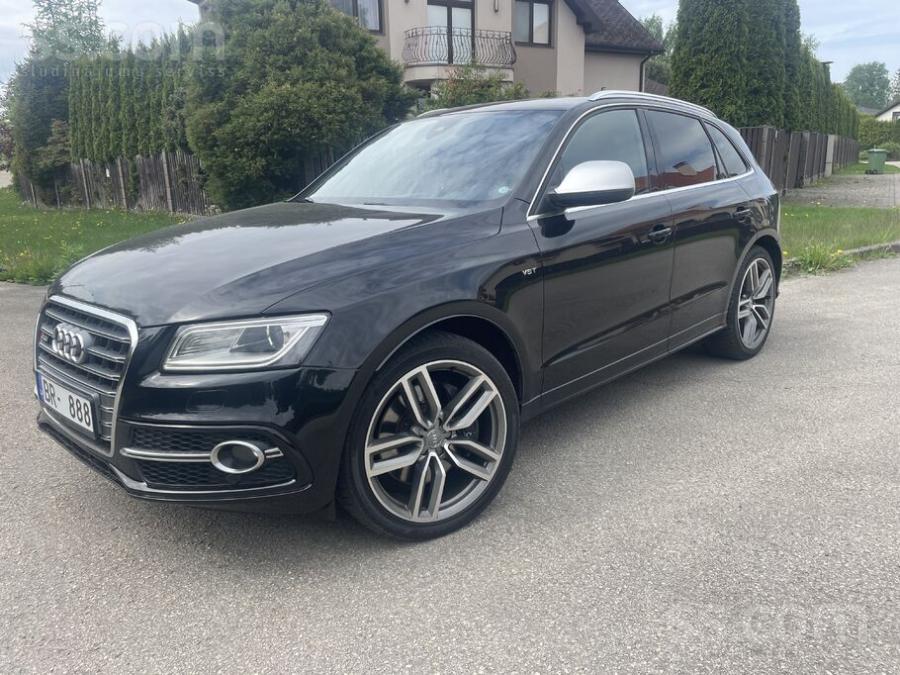 Black Audi Q5 2013 in Riga, with an engine capacity of 3.00 L and mileage of 0 thousand km for 12950 €, photo 3 on AUTOMOTO.COM.LV