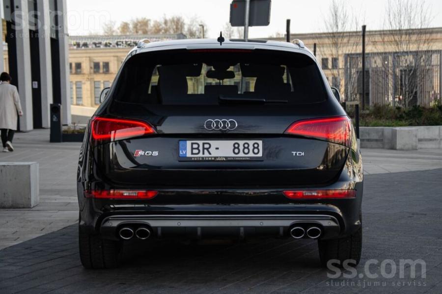 Black Audi Q5 2013 in Riga, with an engine capacity of 3.00 L and mileage of 0 thousand km for 12950 €, photo 7 on AUTOMOTO.COM.LV