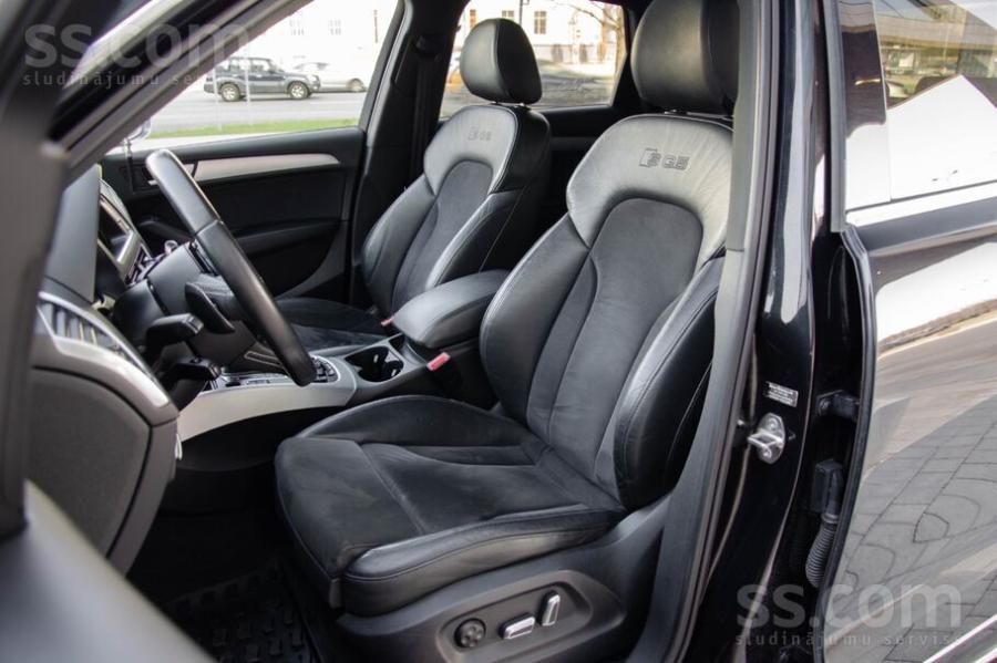 Black Audi Q5 2013 in Riga, with an engine capacity of 3.00 L and mileage of 0 thousand km for 12950 €, photo 9 on AUTOMOTO.COM.LV