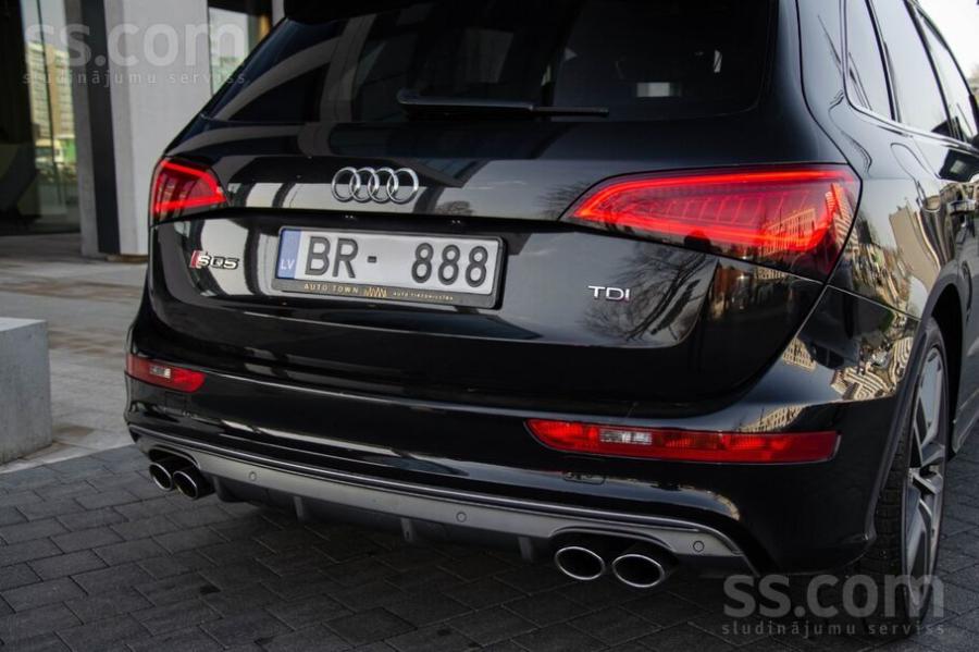 Black Audi Q5 2013 in Riga, with an engine capacity of 3.00 L and mileage of 0 thousand km for 12950 €, photo 12 on AUTOMOTO.COM.LV