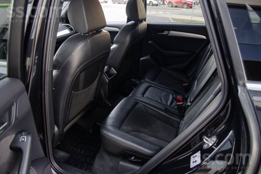 Black Audi Q5 2013 in Riga, with an engine capacity of 3.00 L and mileage of 0 thousand km for 12950 €, photo 18 on AUTOMOTO.COM.LV