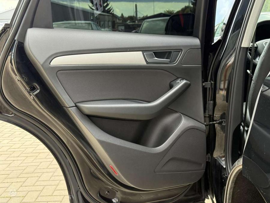 Black Audi Q5 2013 in Vilnius, with an engine capacity of 2.97 L and mileage of 270 thousand km for 13000 €, photo 28 on AUTOMOTO.COM.LV