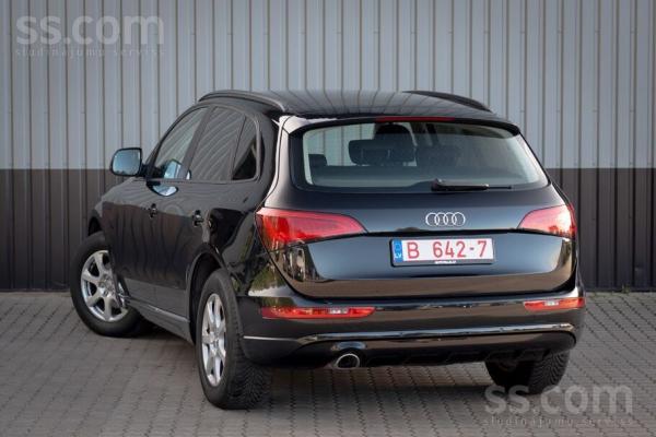 Melns Audi Q5 2013 Talsi, ar dzinēja tilpumu 2.00 L un nobraukumu 180 tūkst. km par 12950 €, foto 5 vietnē AUTOMOTO.COM.LV