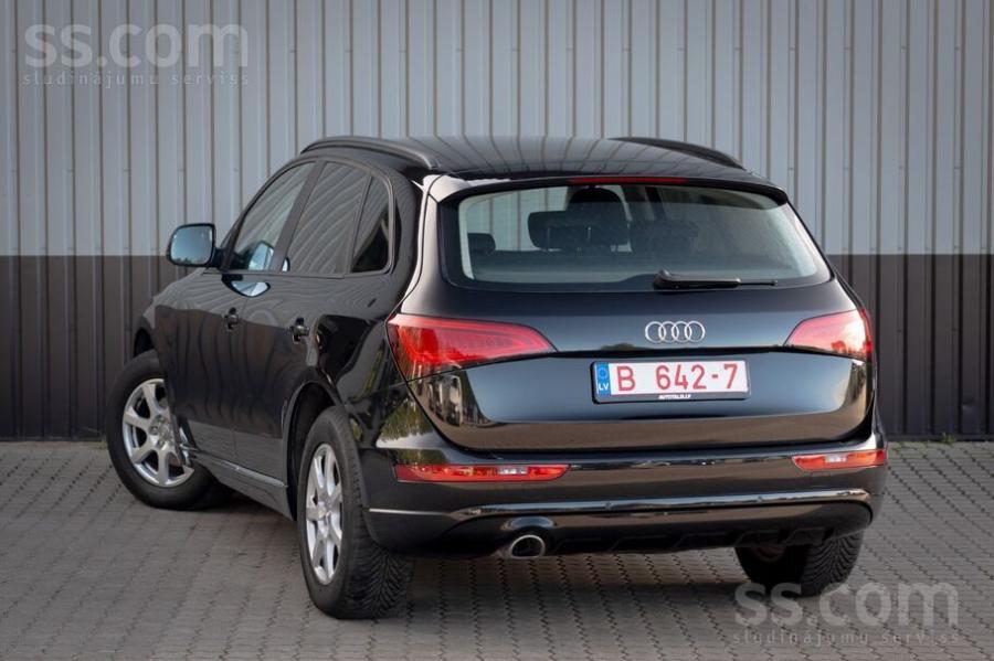 Black Audi Q5 2013 in Talsi, with an engine capacity of 2.00 L and mileage of 180 thousand km for 12950 €, photo 5 on AUTOMOTO.COM.LV