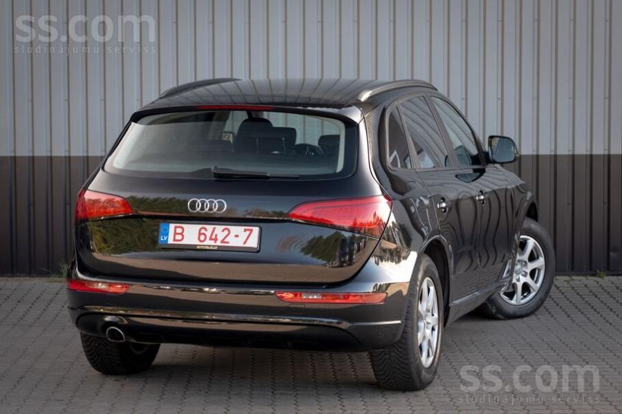 Black Audi Q5 2013 in Talsi, with an engine capacity of 2.00 L and mileage of 180 thousand km for 12950 €, photo 8 on AUTOMOTO.COM.LV