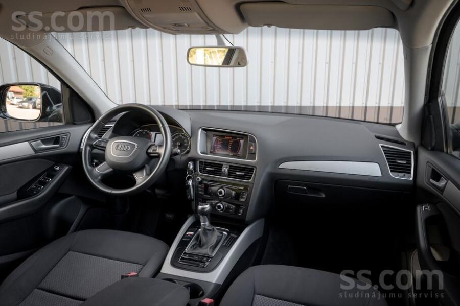 Black Audi Q5 2013 in Talsi, with an engine capacity of 2.00 L and mileage of 180 thousand km for 12950 €, photo 9 on AUTOMOTO.COM.LV