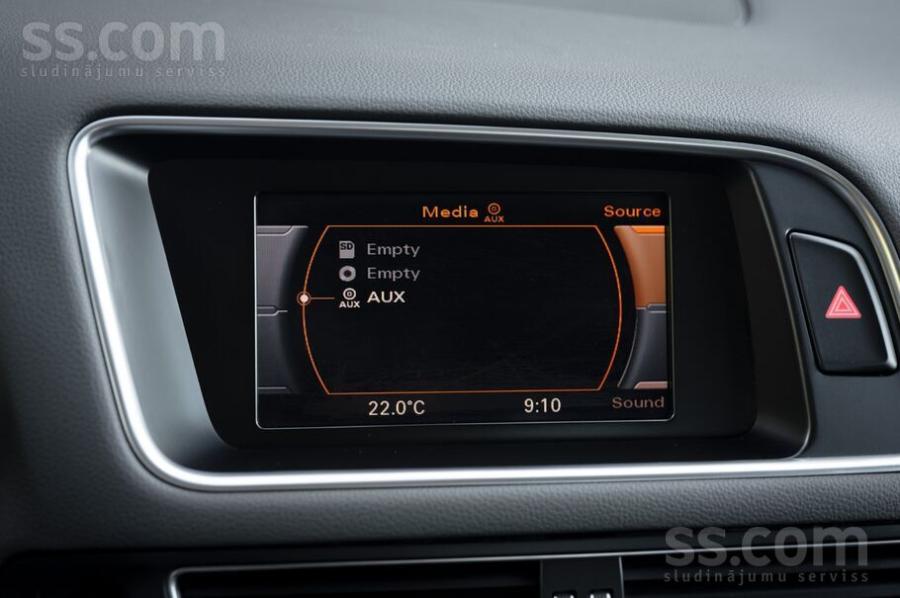 Black Audi Q5 2013 in Talsi, with an engine capacity of 2.00 L and mileage of 180 thousand km for 12950 €, photo 21 on AUTOMOTO.COM.LV