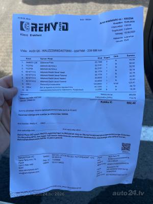 Черный Ауди Ку 5 2013 в Таллин, объемом двигателя 2.00 л и пробегом 241 тыс. км за 9900 €, фото 22 на AUTOMOTO.COM.LV