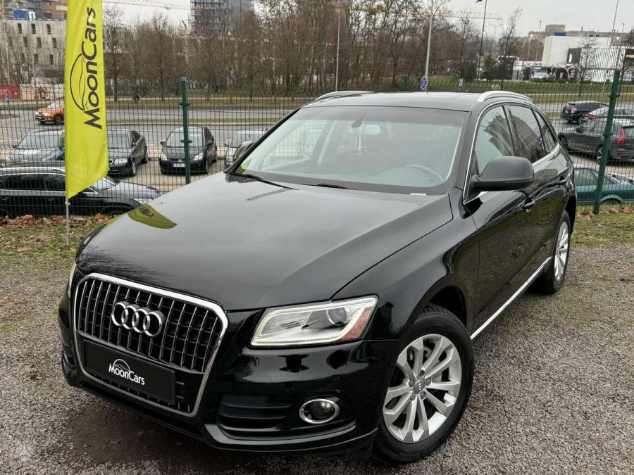 Black Audi Q5 2014 in Vilnius, with an engine capacity of 1.98 L and mileage of 253 thousand km for 11400 €, photo 2 on AUTOMOTO.COM.LV