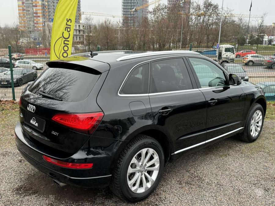 Black Audi Q5 2014 in Vilnius, with an engine capacity of 1.98 L and mileage of 253 thousand km for 11400 €, photo 5 on AUTOMOTO.COM.LV
