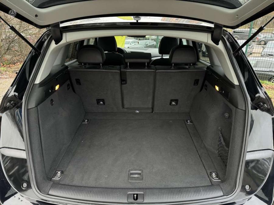 Black Audi Q5 2014 in Vilnius, with an engine capacity of 1.98 L and mileage of 253 thousand km for 11400 €, photo 13 on AUTOMOTO.COM.LV