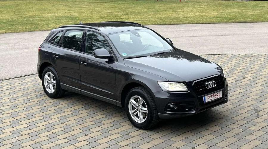 Black Audi Q5 2014 in Druskininkai, with an engine capacity of 1.97 L and mileage of 192 thousand km for 14650 €, photo 27 on AUTOMOTO.COM.LV