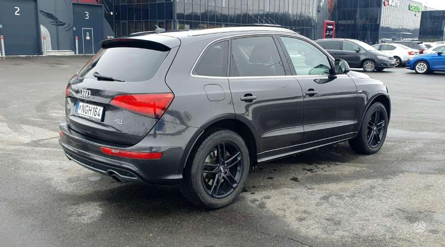 Black Audi Q5 2014 in Kaunas, with an engine capacity of 3.00 L and mileage of 192 thousand km for 11900 €, photo 7 on AUTOMOTO.COM.LV