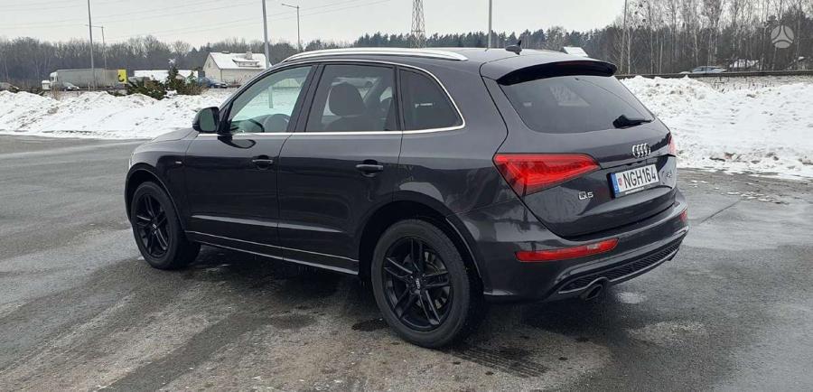Black Audi Q5 2014 in Kaunas, with an engine capacity of 3.00 L and mileage of 192 thousand km for 11900 €, photo 9 on AUTOMOTO.COM.LV