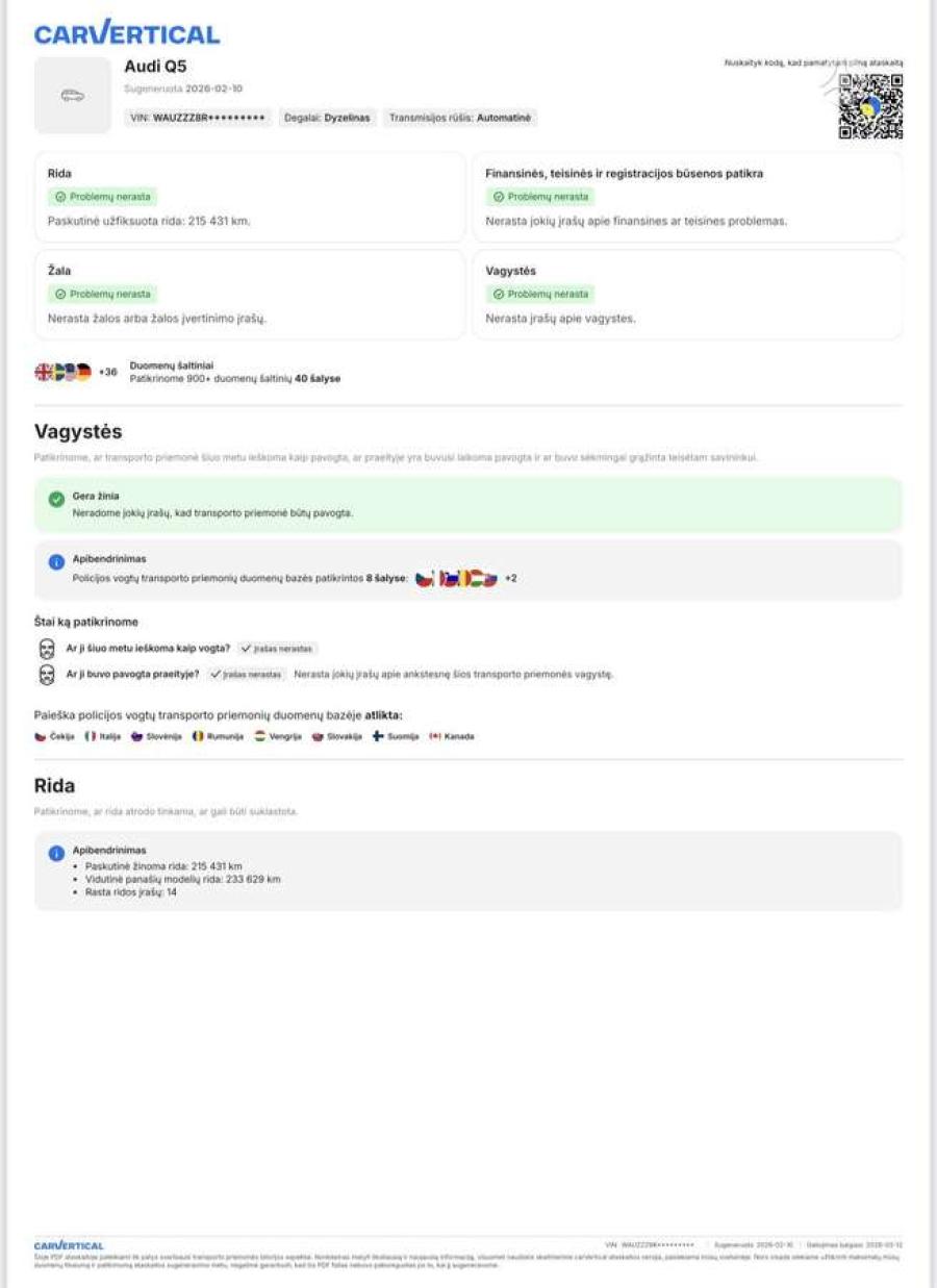Черный Ауди Ку 5 2014 в Пренай, объемом двигателя 1.97 л и пробегом 260 тыс. км за 11950 €, фото 39 на AUTOMOTO.COM.LV